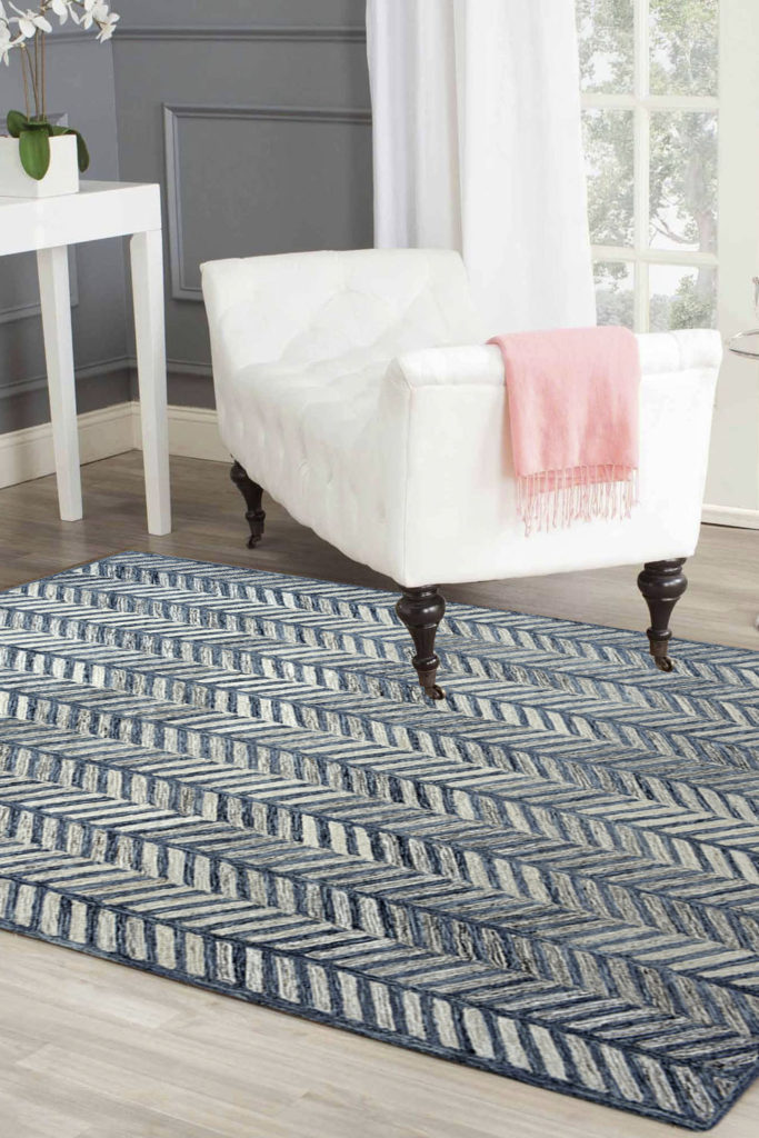 Purchase Sea of Pearls handmade Modern area Rug online only at Yak Carpet