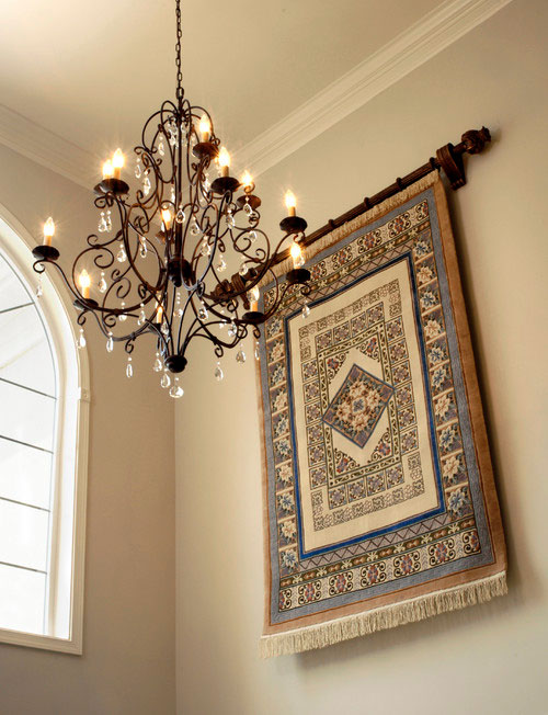 Decorating a wall can be a tedious task. One can use paintings, carpets ...